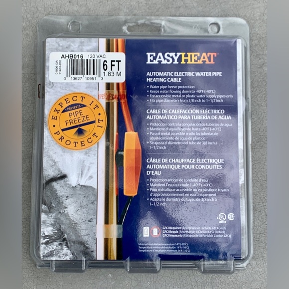 Emerson | Other | Emerson Easy Heat Afb 6 Foot Electric Water Pipe ...